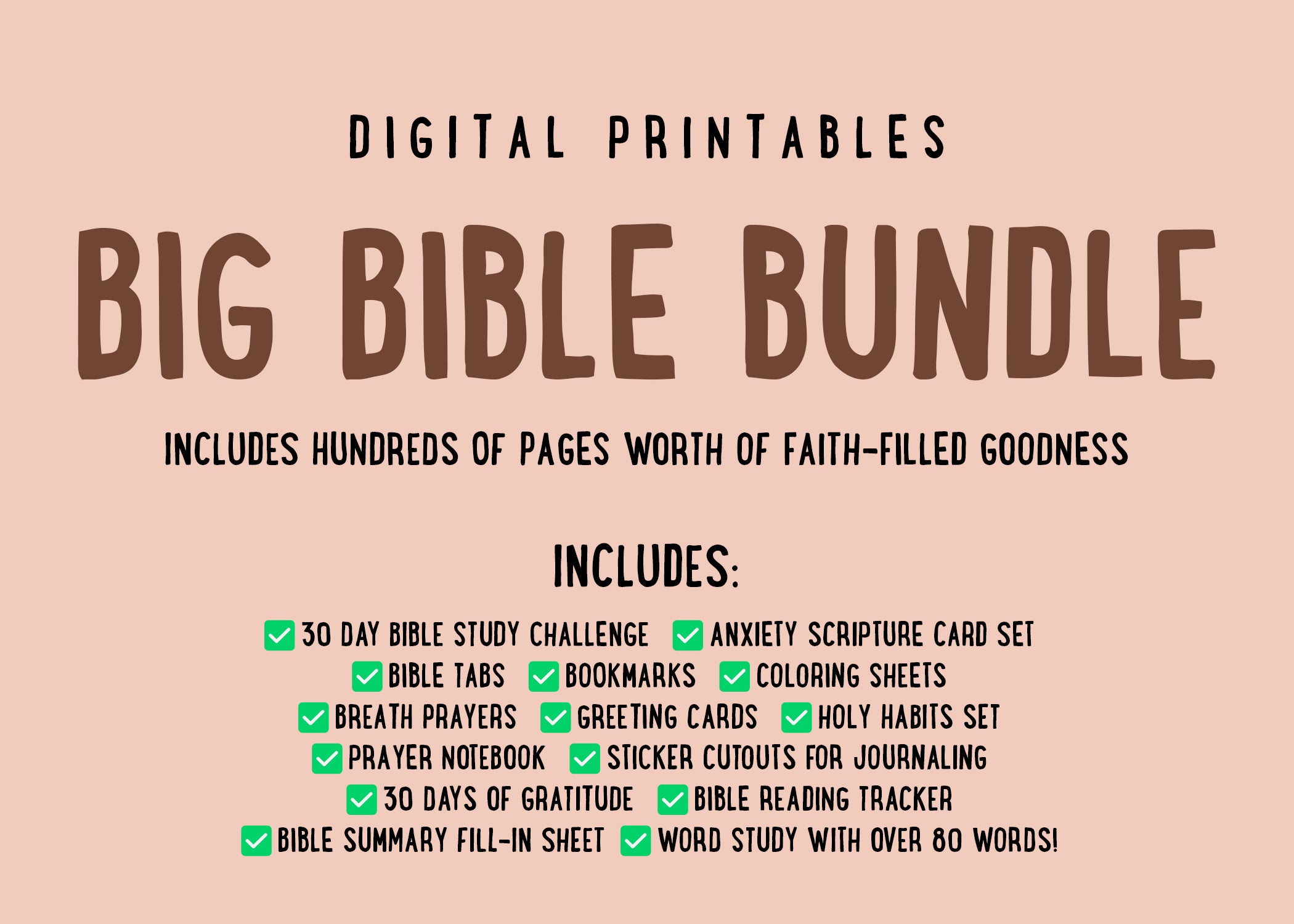 Big Bible Study Bundle - Digital Download – Kingfolk Co