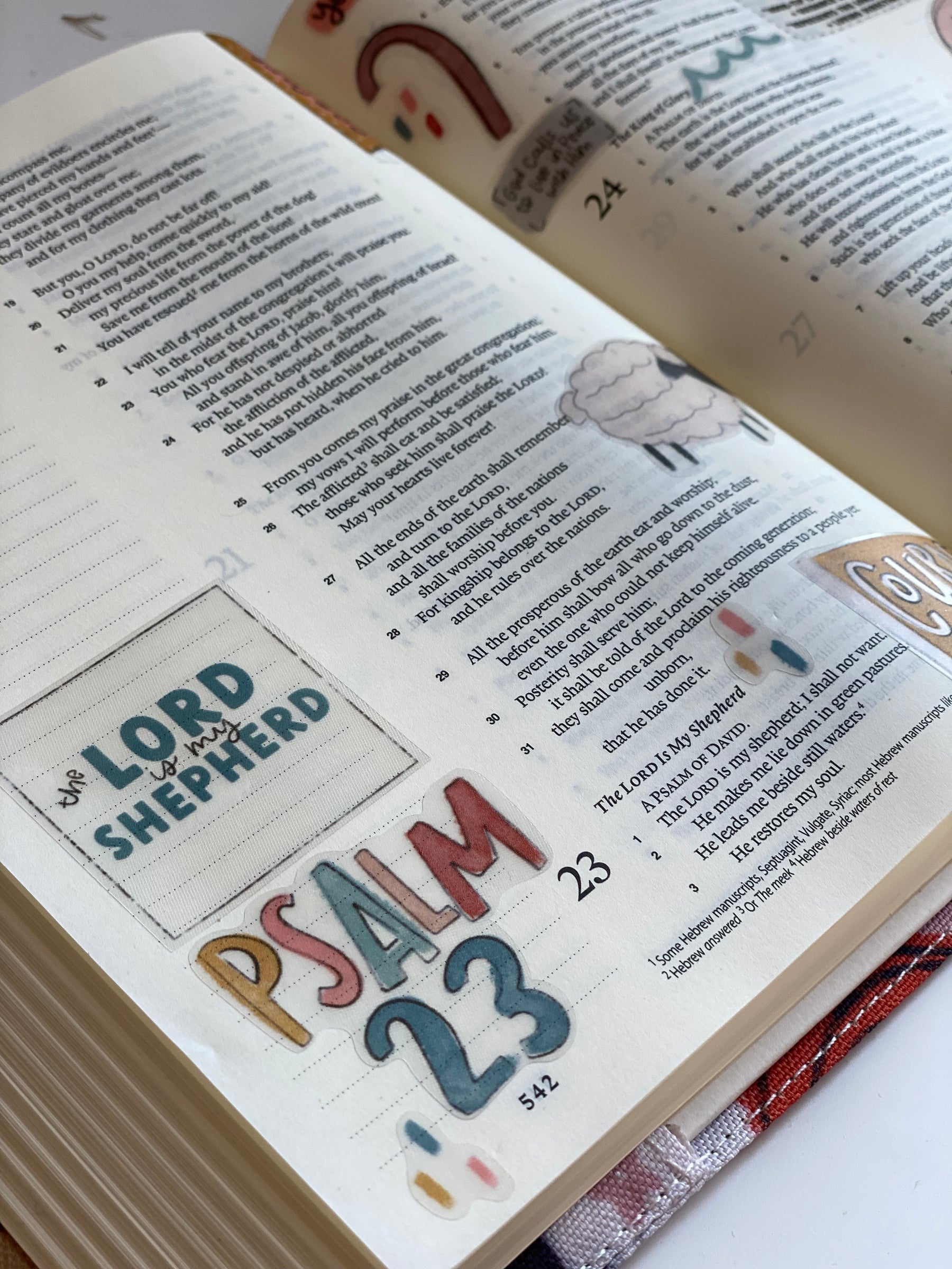 Psalm 23 Sticker Sheet – Kingfolk Co