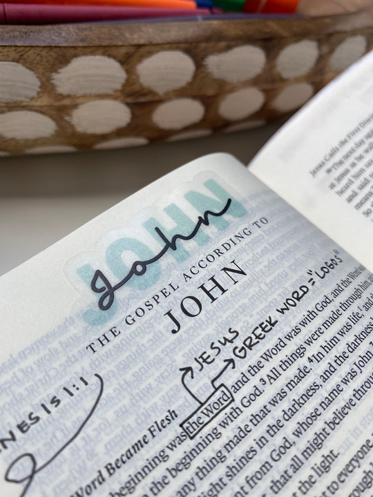 Books of the Bible Header Stickers - Boho Edition – Kingfolk Co