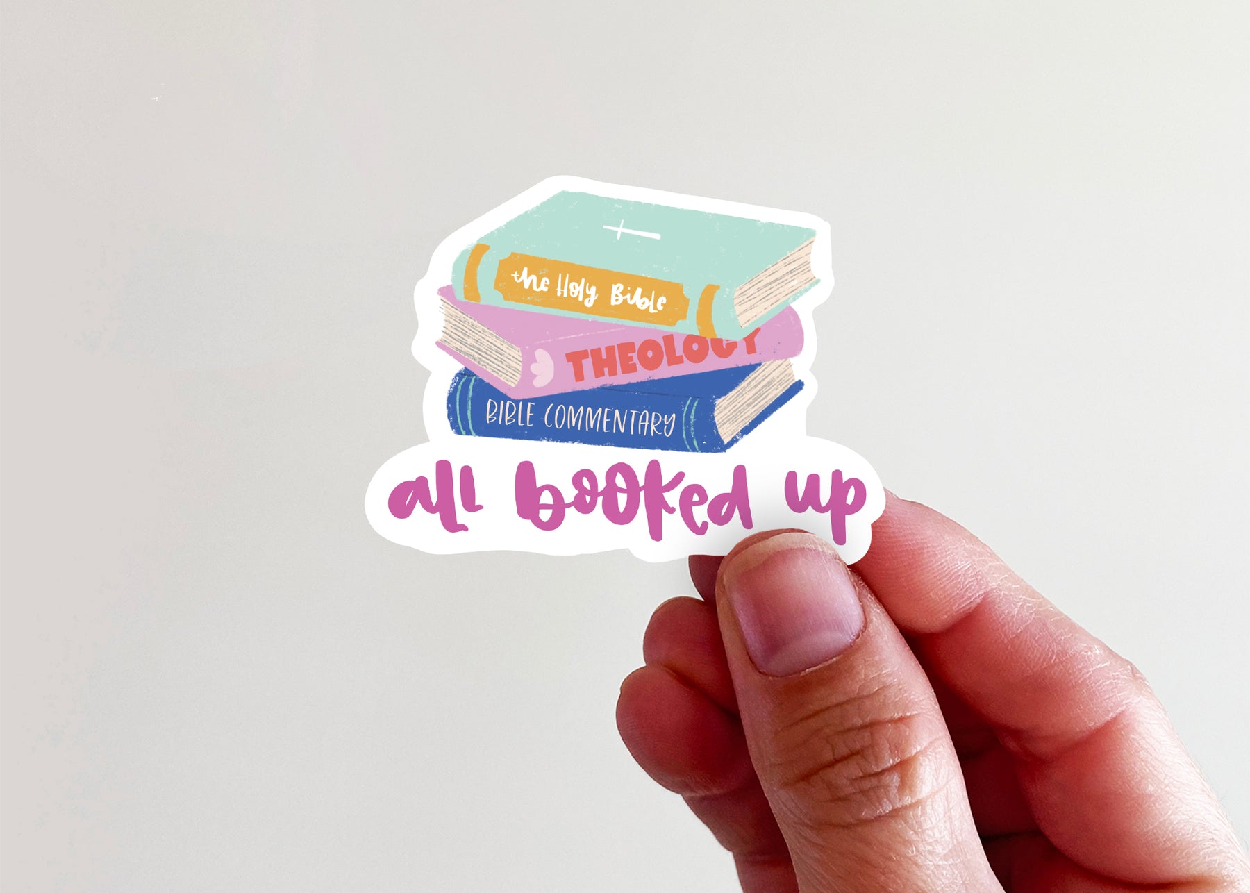 All Booked Up Vinyl Sticker – Kingfolk Co