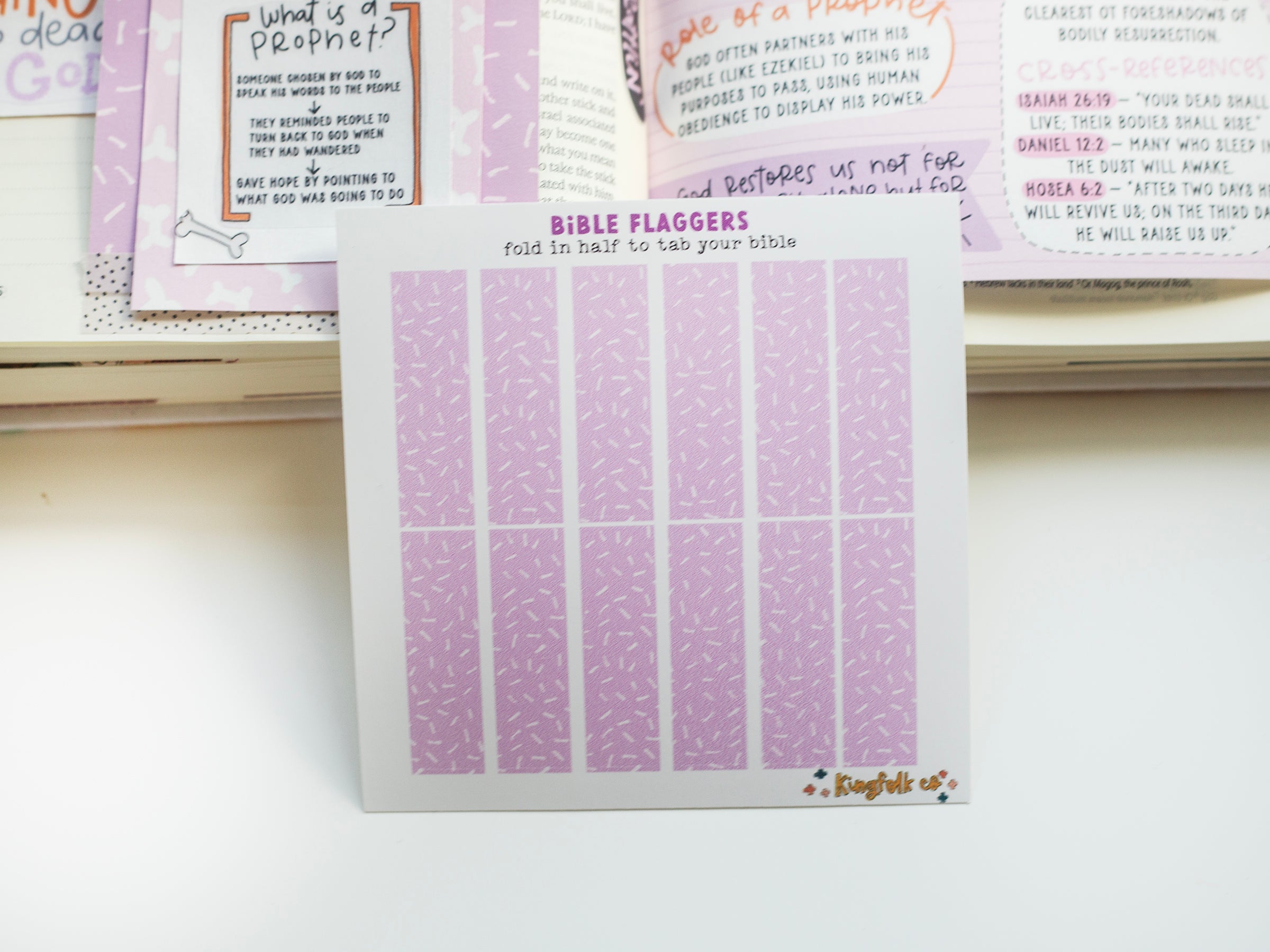 Dry Bones (purple) Bible Flaggers – Kingfolk Co
