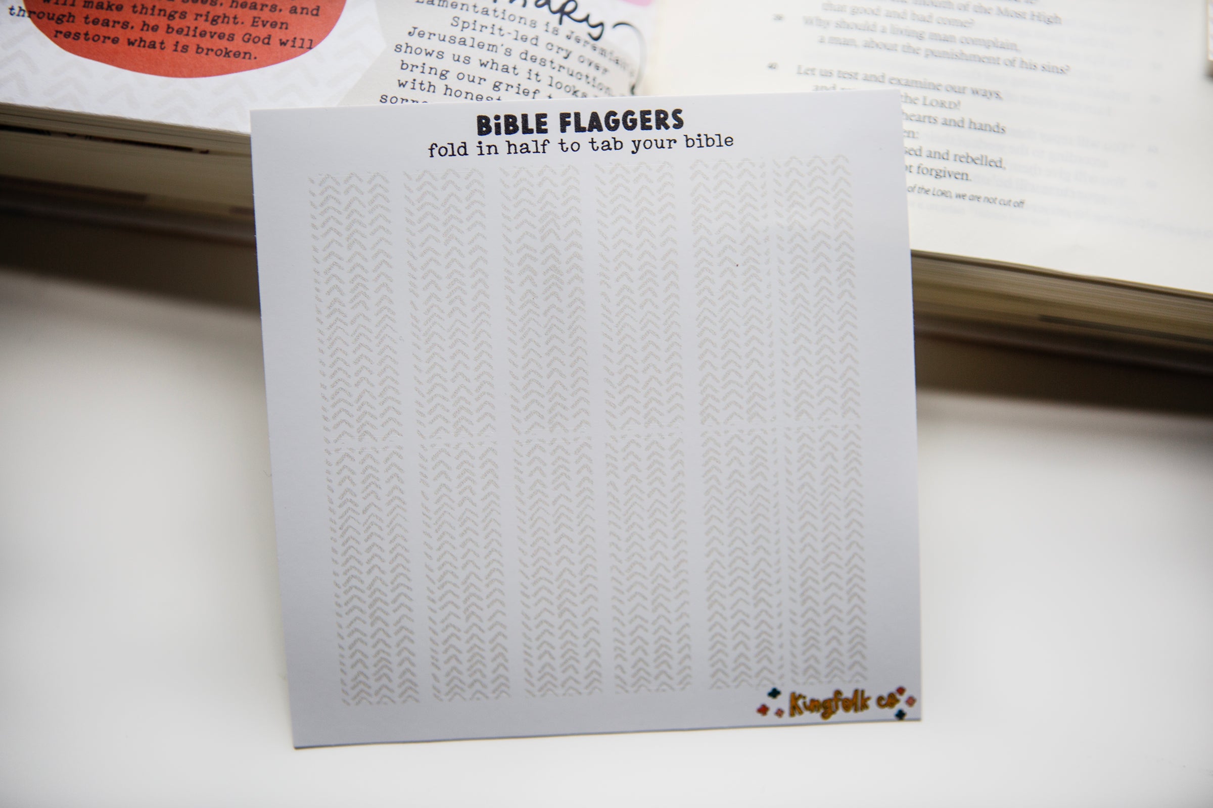 New Mercies (grey arrow) Bible Flaggers – Kingfolk Co