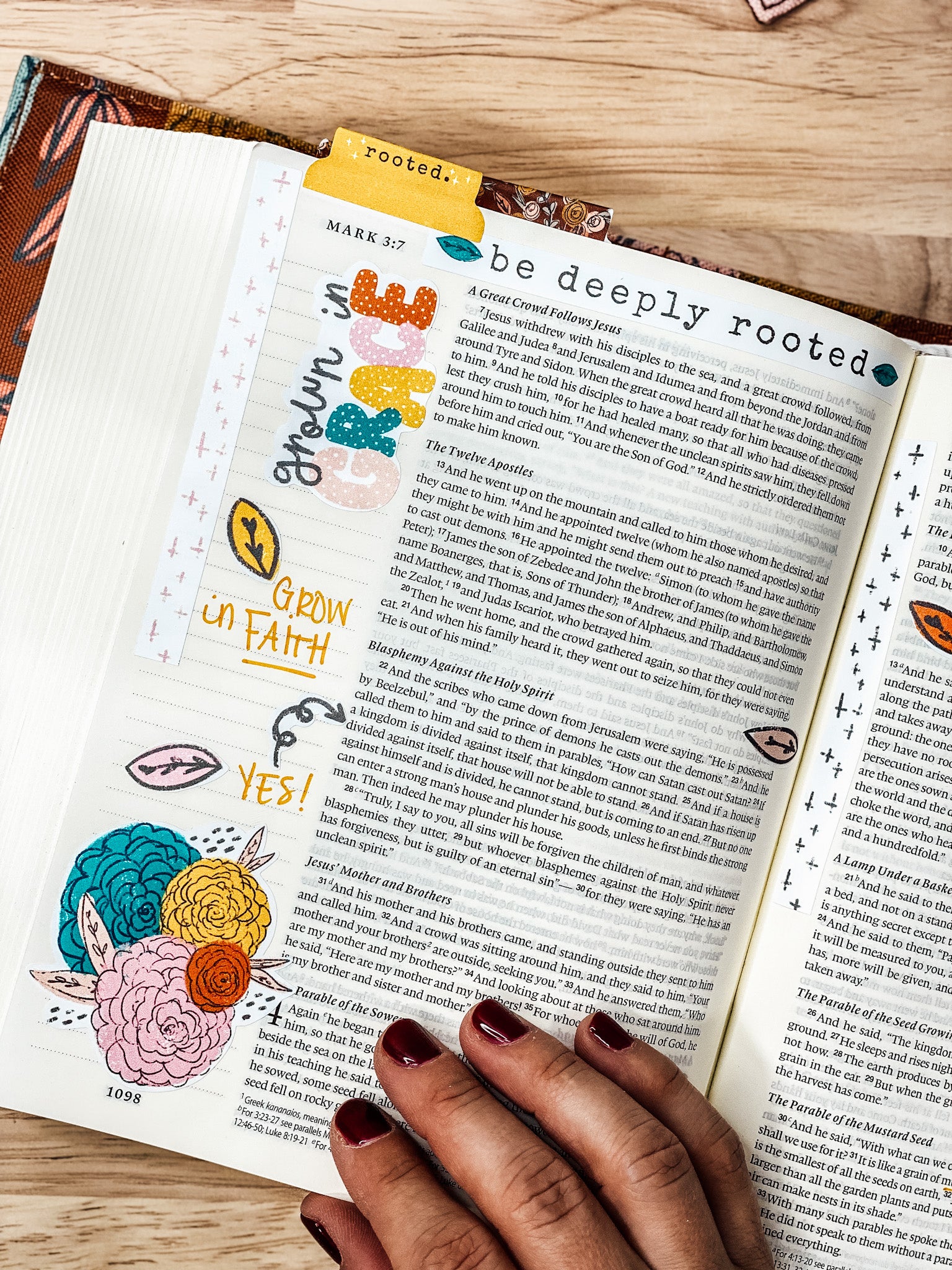 Bloom in Christ Sticker Sheet – Kingfolk Co