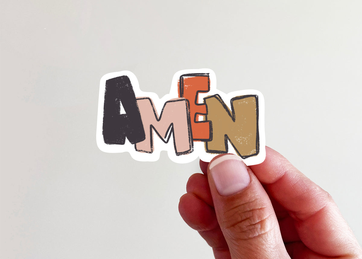 AMEN Vinyl Sticker – Kingfolk Co